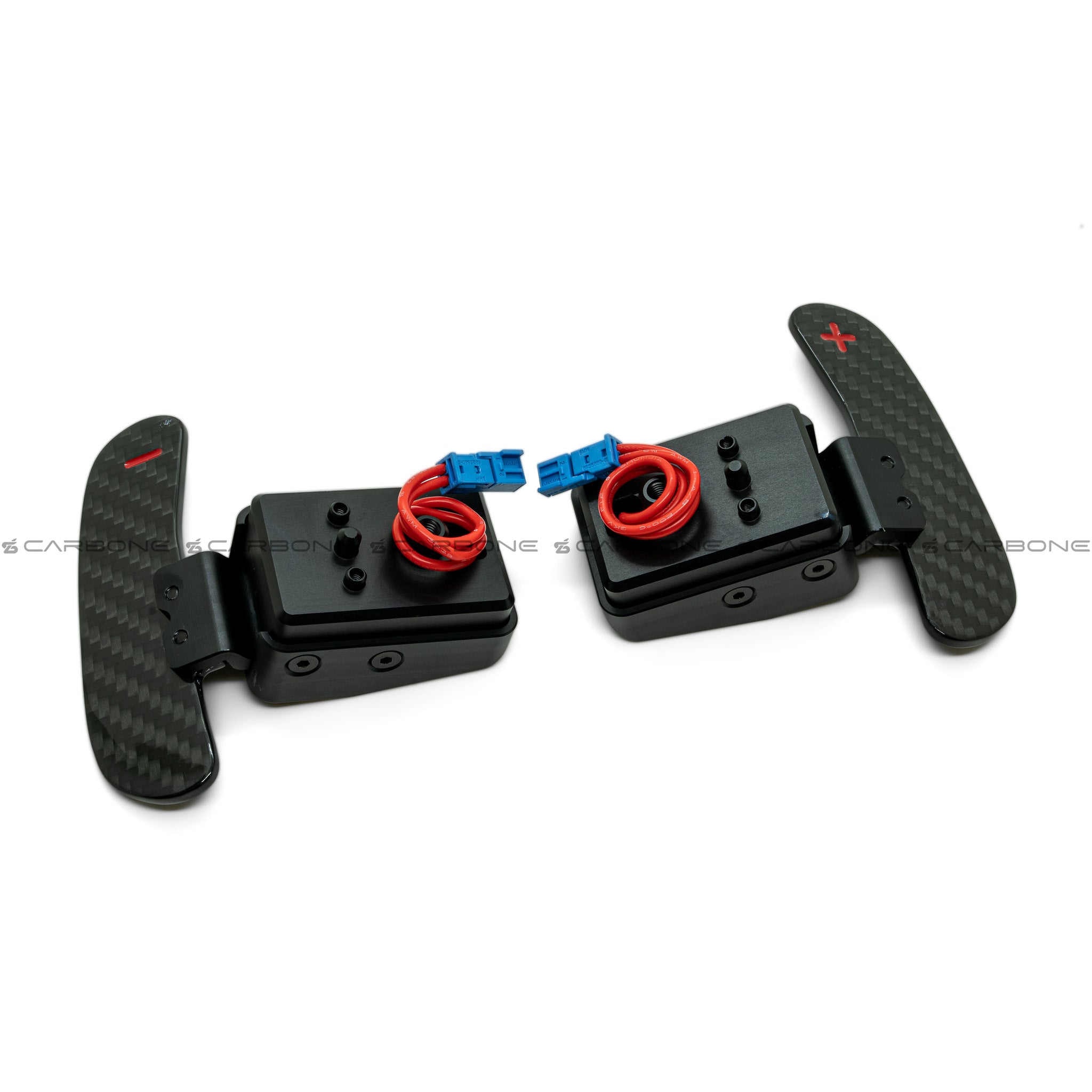 Magnetic Gloss Carbon Fiber Paddle Shifters V3 Upgrade Kit For Toyota ...