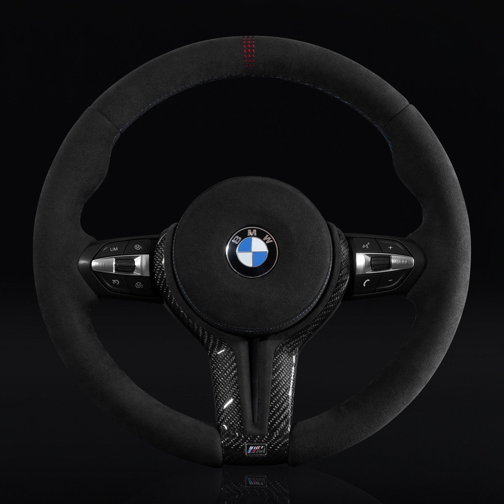 BMW Alcantara Steering Wheel for F Chassis- CARBONE Design for F30 F32