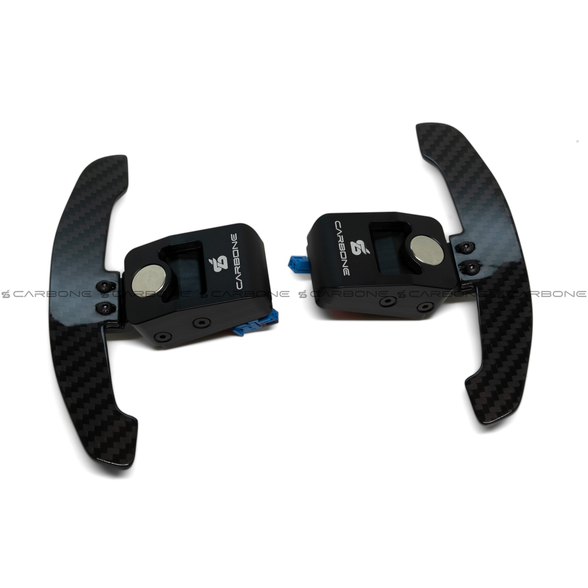 Magnetic Gloss Carbon Fiber Paddle Shifters V1 Upgrade Kit For BMW F ...