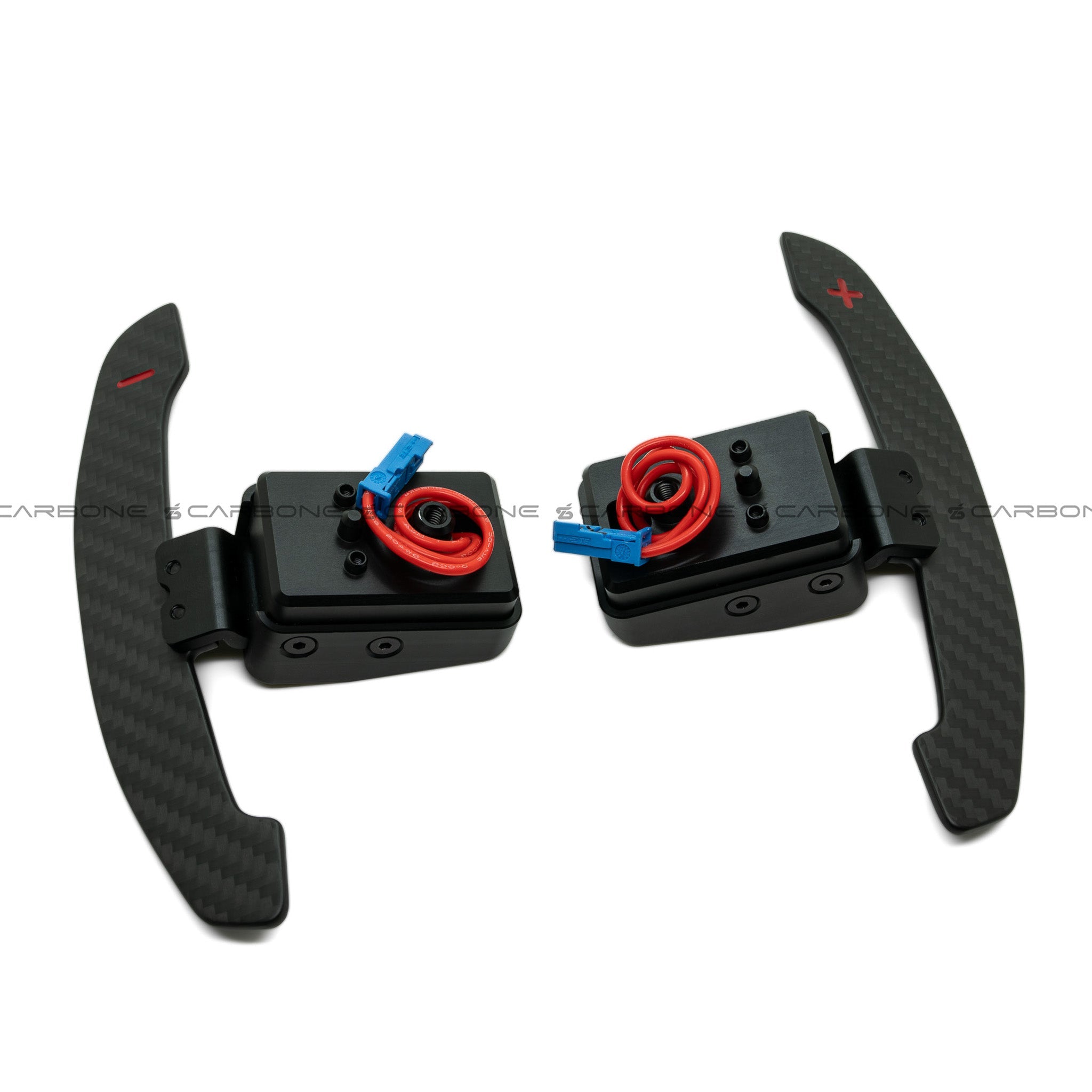Magnetic Matte Carbon Fiber Paddle Shifters V1 Upgrade Kit For BMW G ...